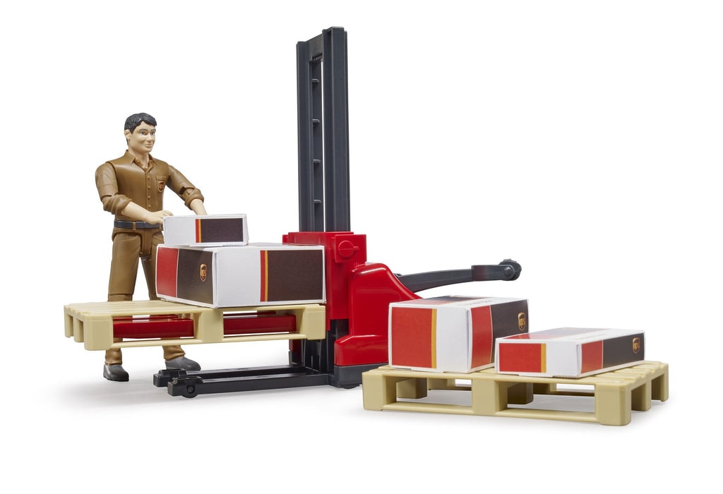 Bruder 62210 UPS Logistics Set with Pallet Jack and Figure 代購 | iSALE 最 ...